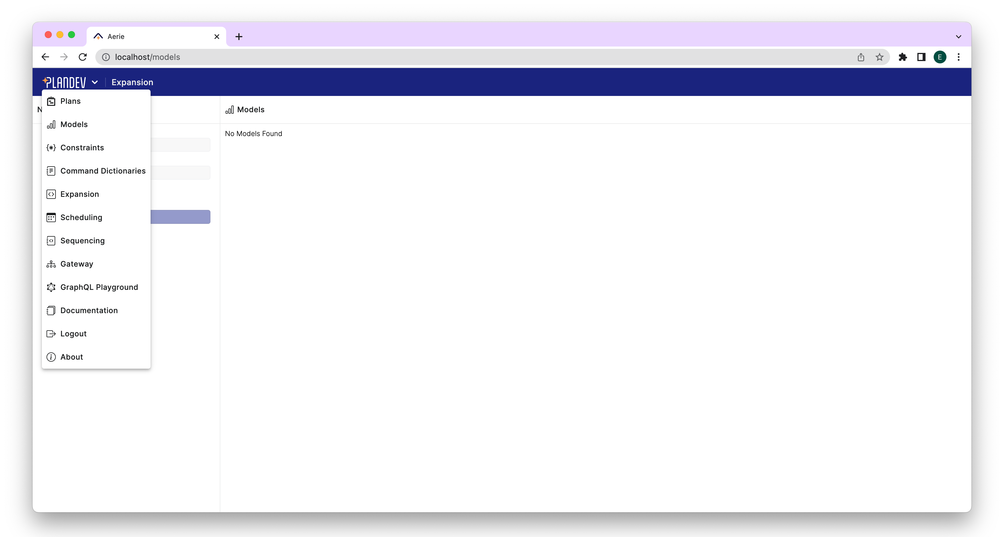Upload Command Dictionary | PlanDev Documentation